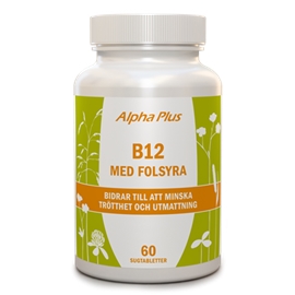 B12 med folsyra - B-vitamiinit - Alpha Plus | Shopping4net