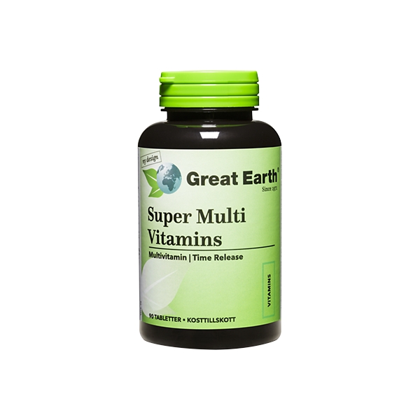 Super Multi Vitamins regular strength - Multimineraalit - Great Earth ...