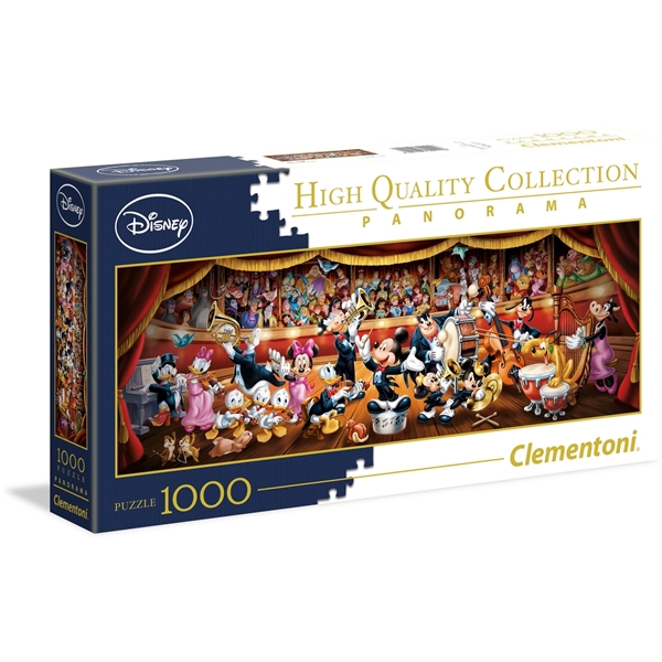 Palapeli 1000 Palaa Panorama Disney Orchestra - 1000 palaa - Clementoni ...