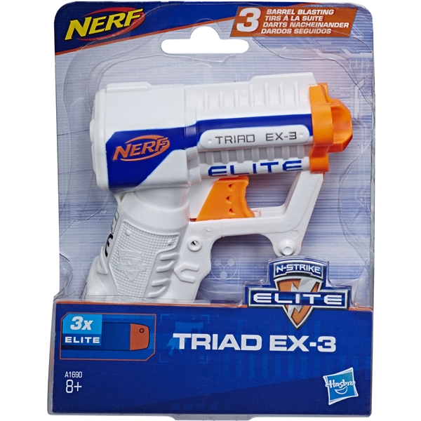 Nerf N-Strike Elite Triad EX-3 - Ulkoleikit - NERF | Shopping4net