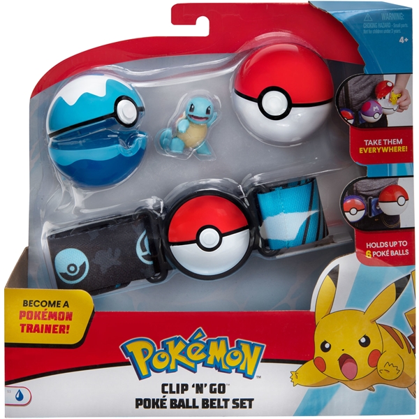 Pokémon Clip 'N Go Belt Set Squirtle - Hahmot - Pokémon | Shopping4net