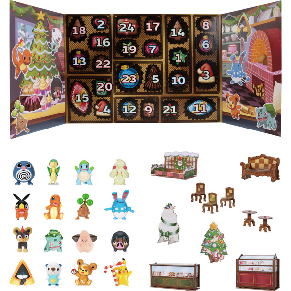 Pokémon-joulukalenteri 2025 - Joulukalentereita - Pokémon | Shopping4net